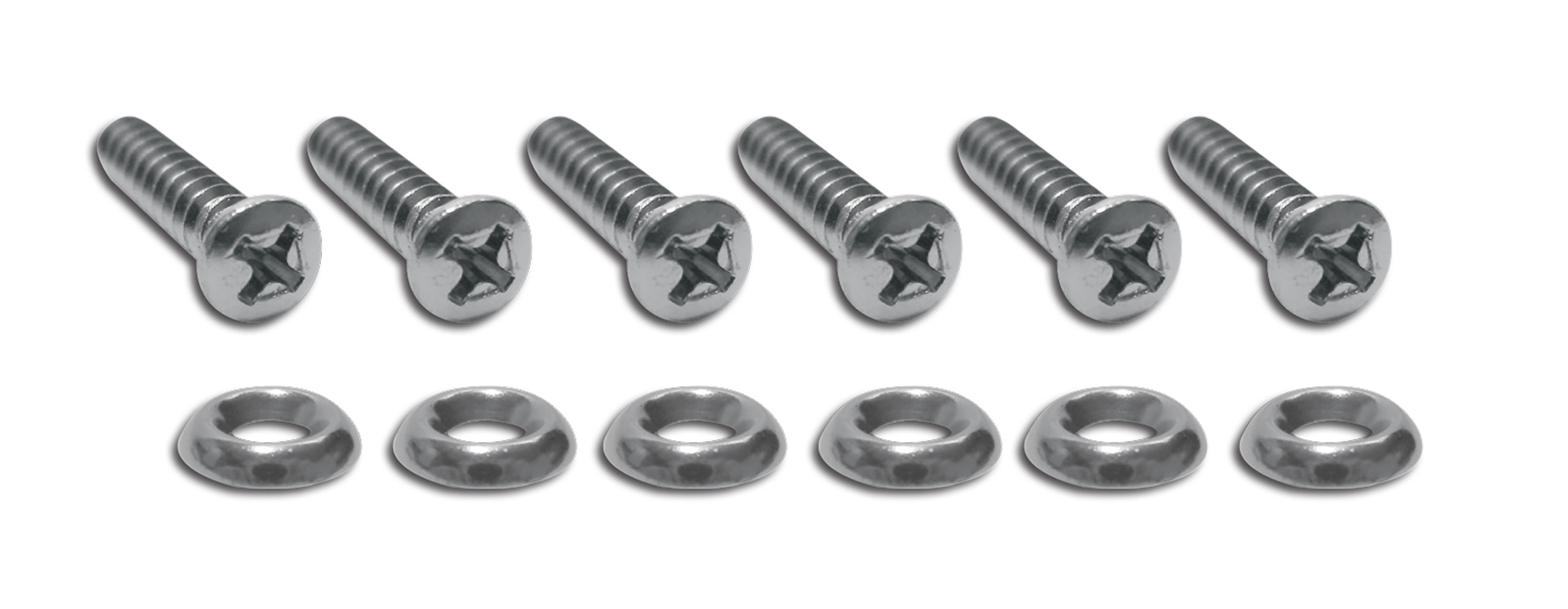 C2 1964-1967 Chevrolet Corvette Halo Panel Screw Set. Coupe - 12 Piece - CA