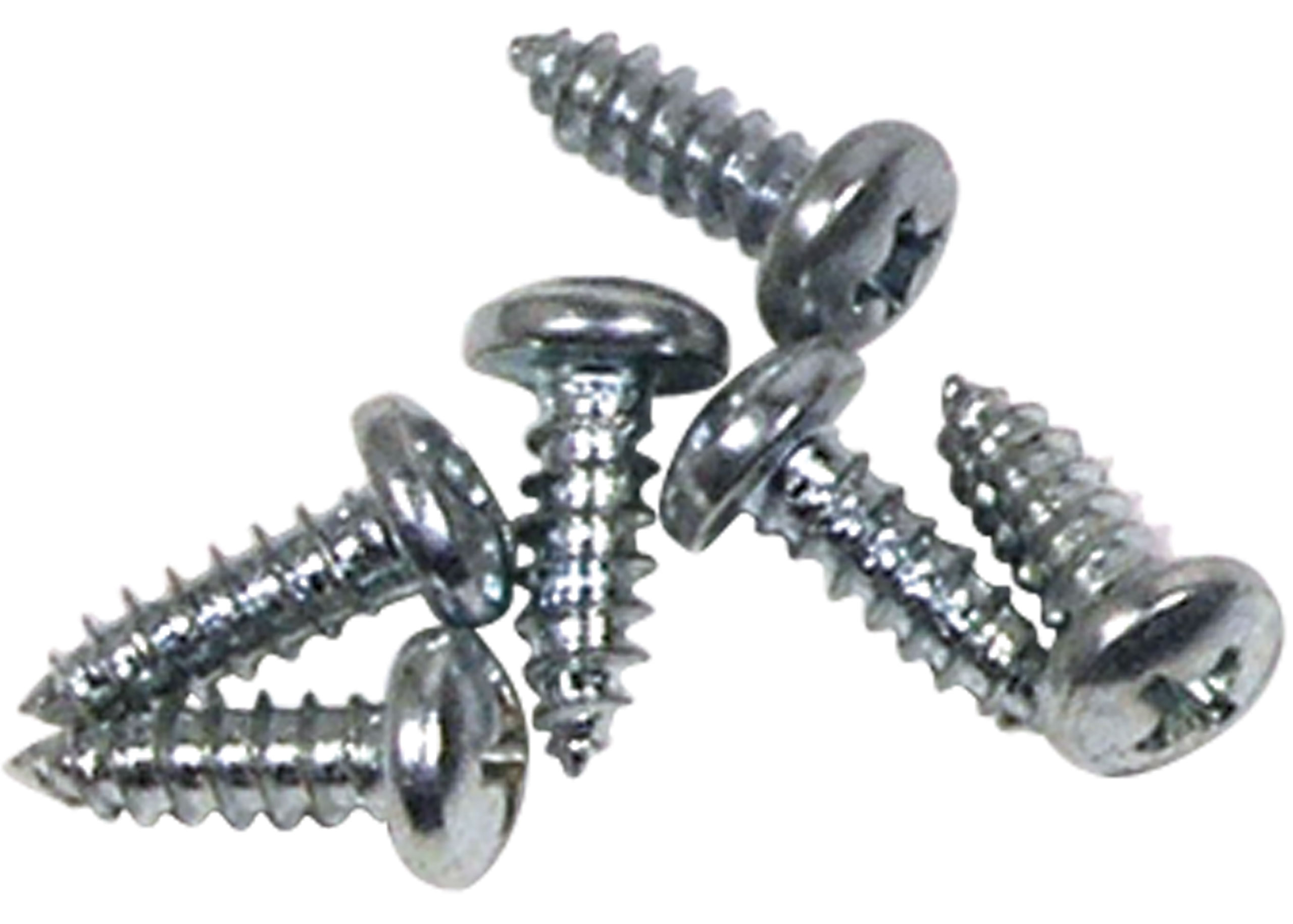 C1 1956-1957 Chevrolet Corvette Door Drip Rail Screws. 6 Piece Set - CA