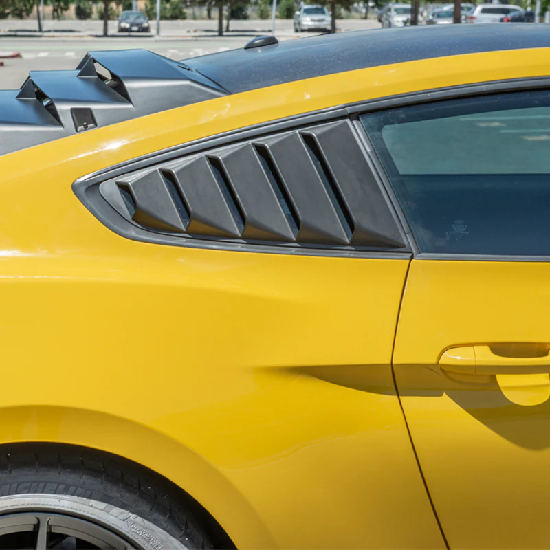 Sixth Generation 2015-2022 Ford Mustang Side Quarter Window Louver Sun ...