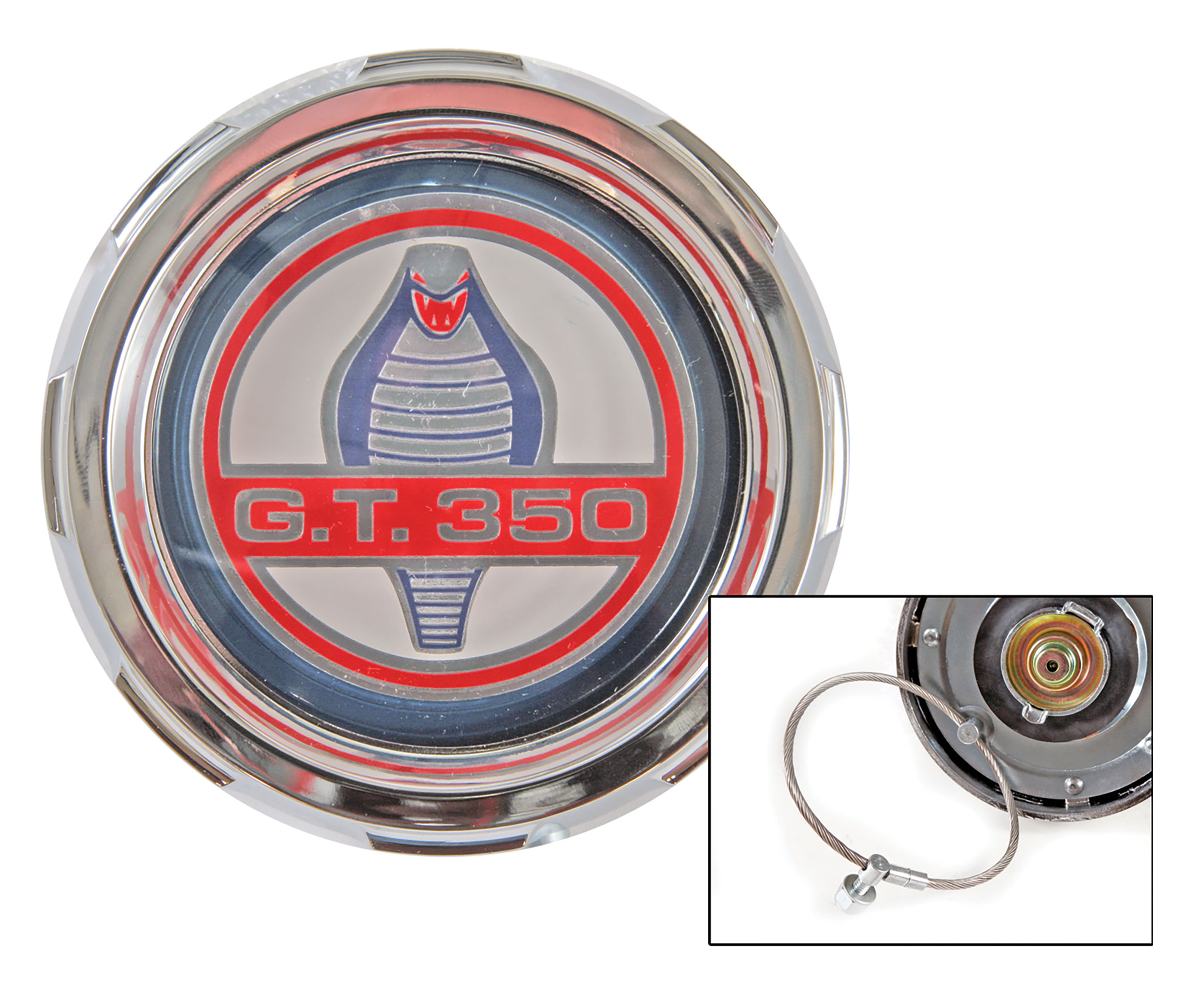 First Generation 1966 Ford Mustang Gas Cap - Shelby GT 350 - Scott Drake