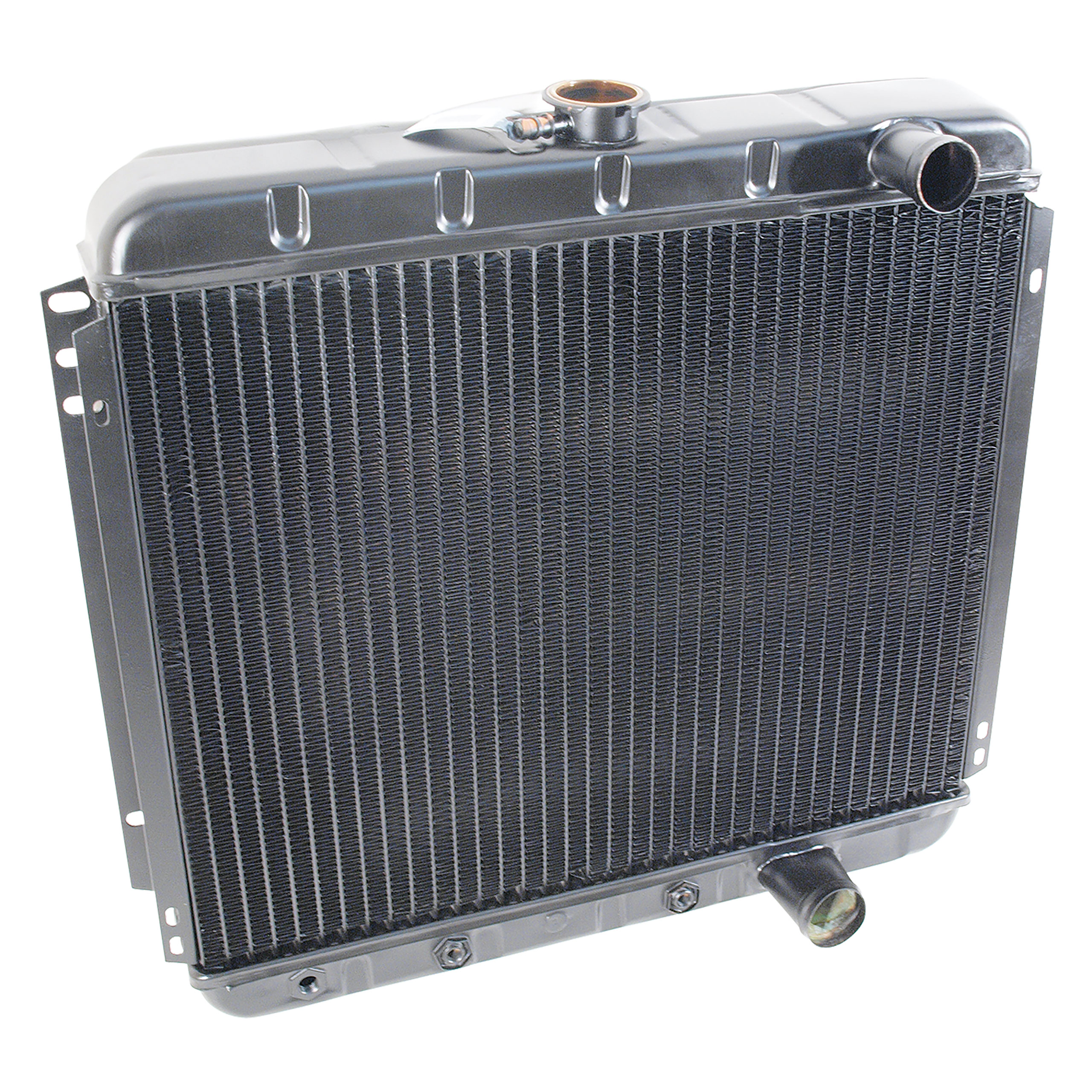 First Generation 1967-1969 Ford Mustang Radiator - Brass/Copper - 4 Row ...