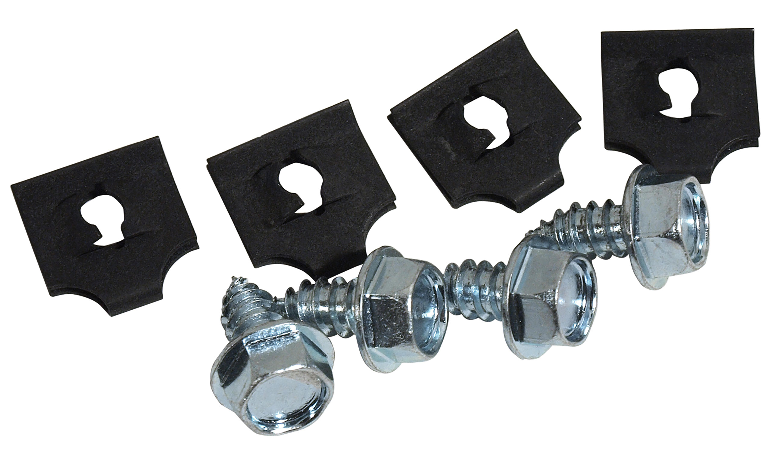 CA 1964-1966 Ford Mustang Fan Shroud Mounting Kit - 8 pieces