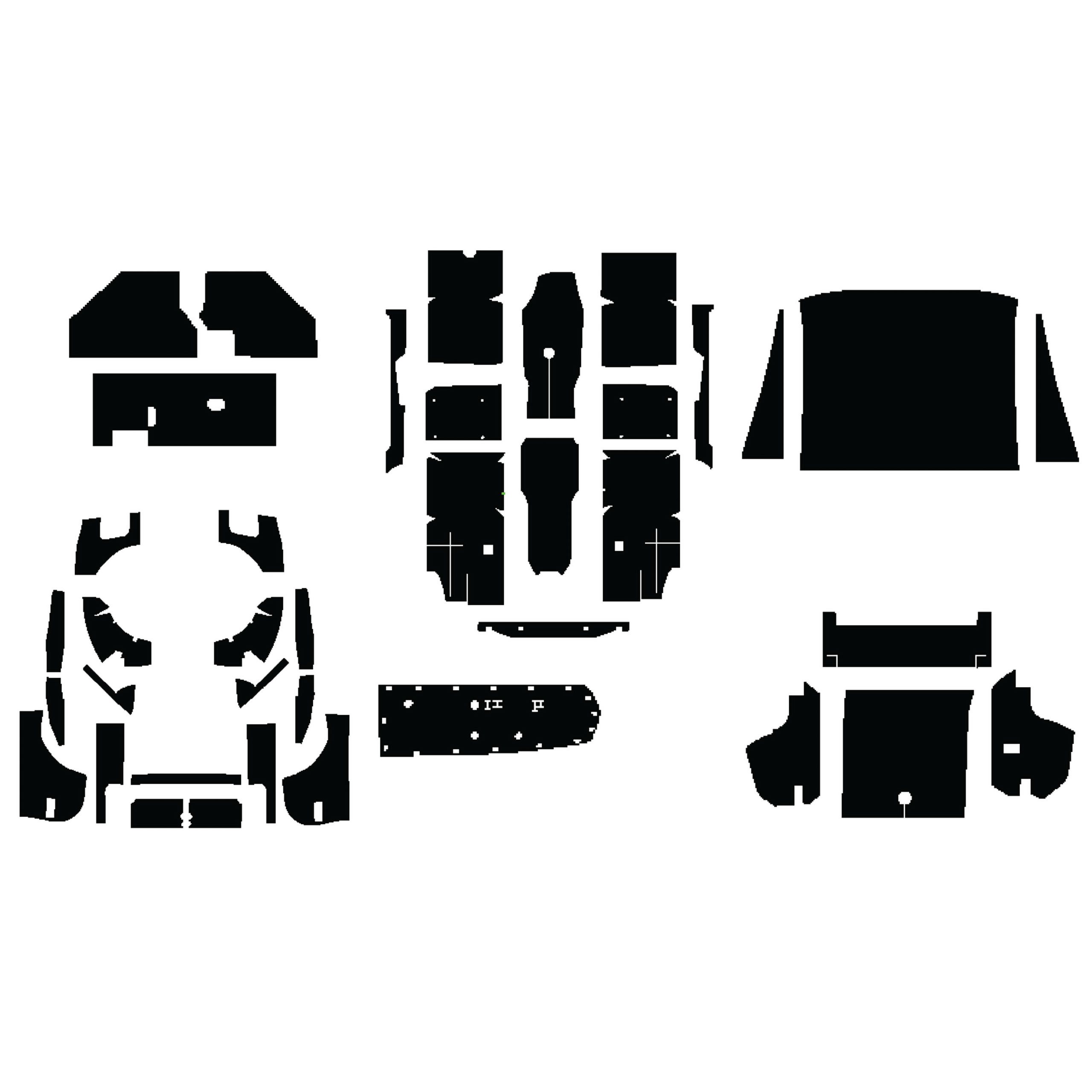 First Generation 1967-1968 Ford Mustang AcoustiShield Insulation ...