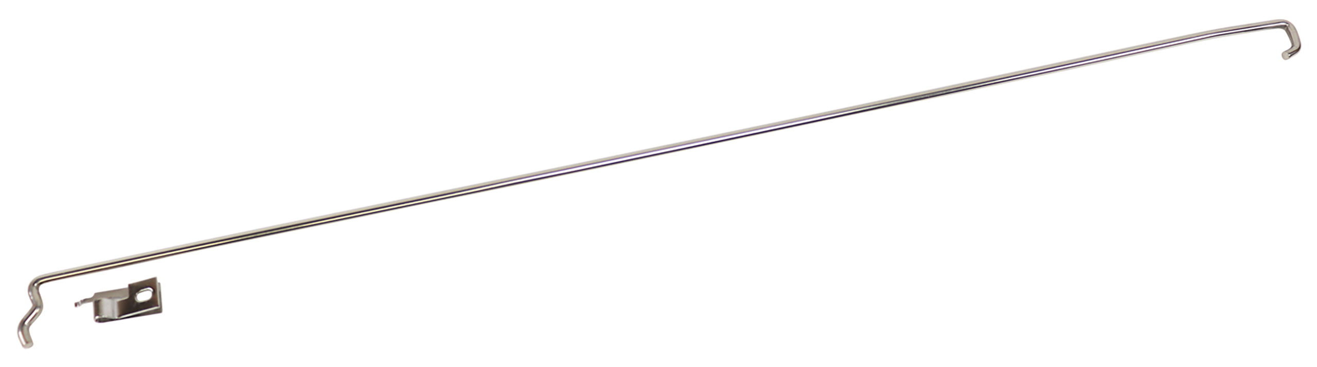 Third Generation 1979-1987 Ford Mustang Hood Prop Rod, Stainless Steel ...
