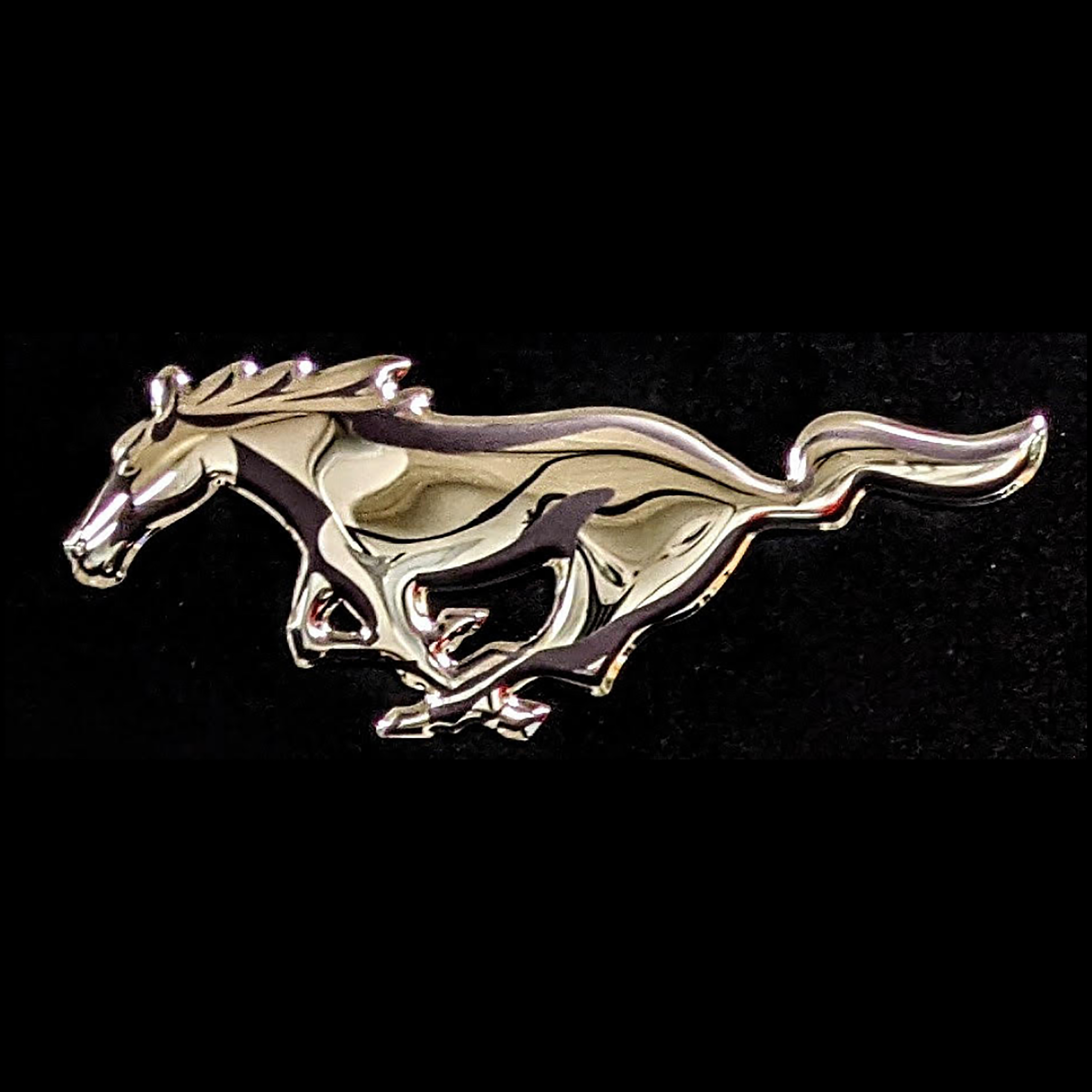 1964-2022 Ford Mustang Horse 3D Wall Art - Choice of Color - Chrome Domz
