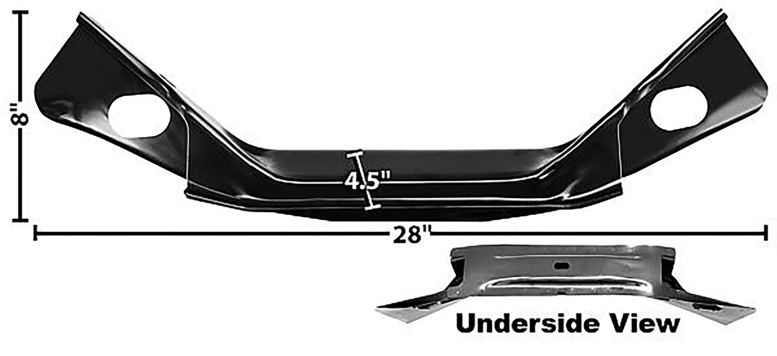 First Generation 1971-1973 Ford Mustang Engine Crossmember - 3601L ...