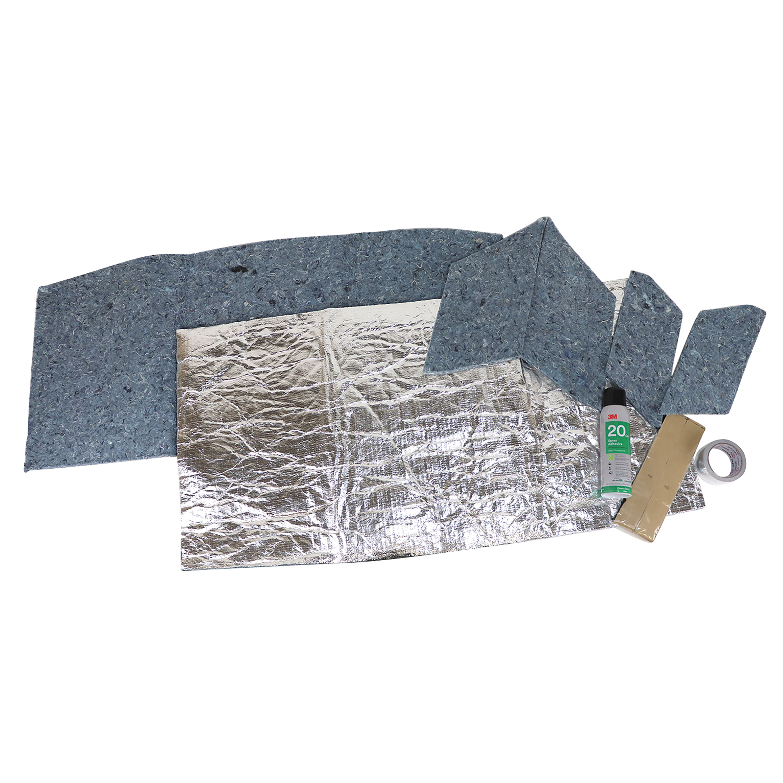First Generation 1964-1966 Ford Mustang Coupe Roof Insulation Kit ...