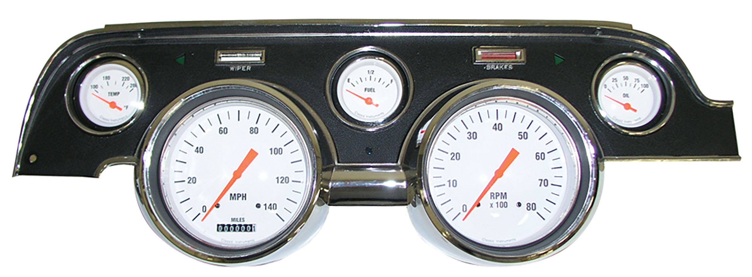 First Generation 1967-1968 Ford Mustang INSTRUMENT CLUSTER - MU67WH ...
