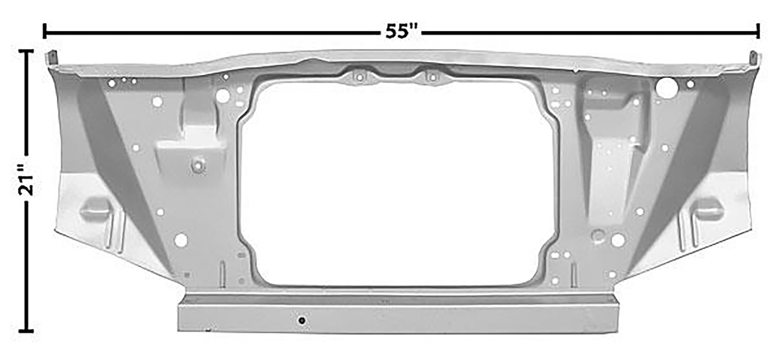 1966-1967 Chevrolet Nova / Chevy II Radiator Support - 1639WT - Dynacorn