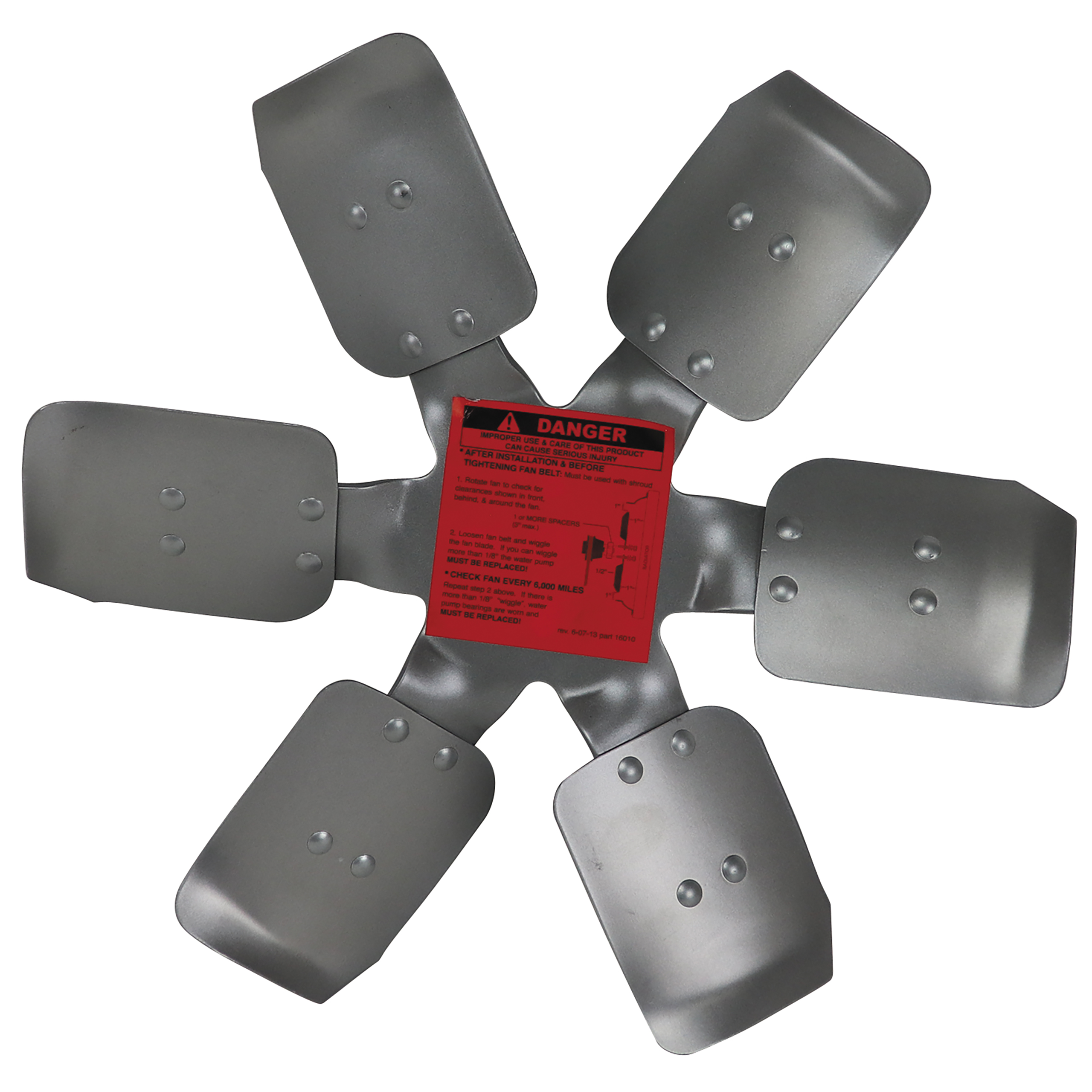 1953-2021 15-INCH ALUM SILVER RACE FAN - Flex-A-Lite